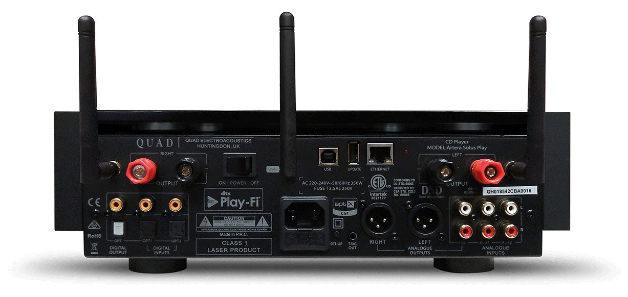 COMPACTO MUSICAL QUAD ARTERA SOLUS PLAY | ConcertoAudio.com